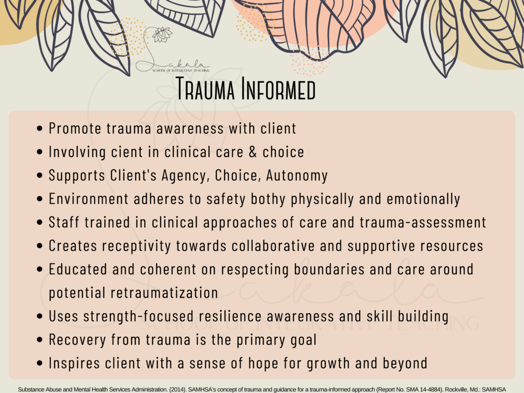Trauma Informed Model of Care – Sakala School of Integrative Teaching